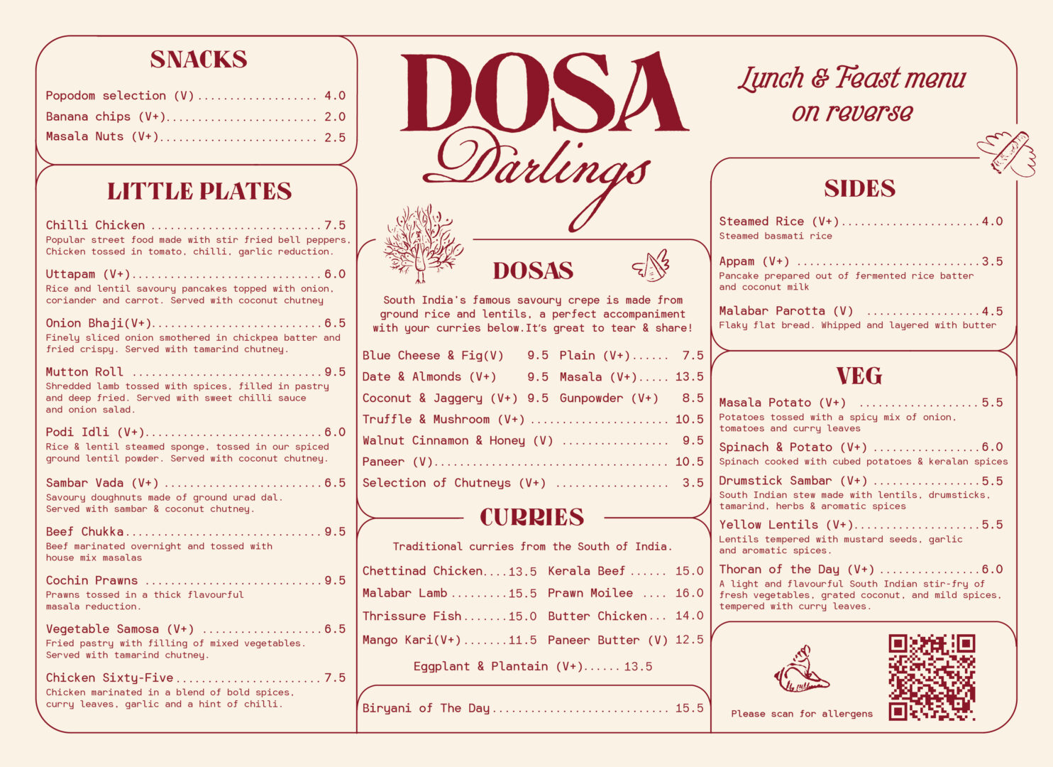 South Indian Restaurant in Oxford | Dosa Darlings